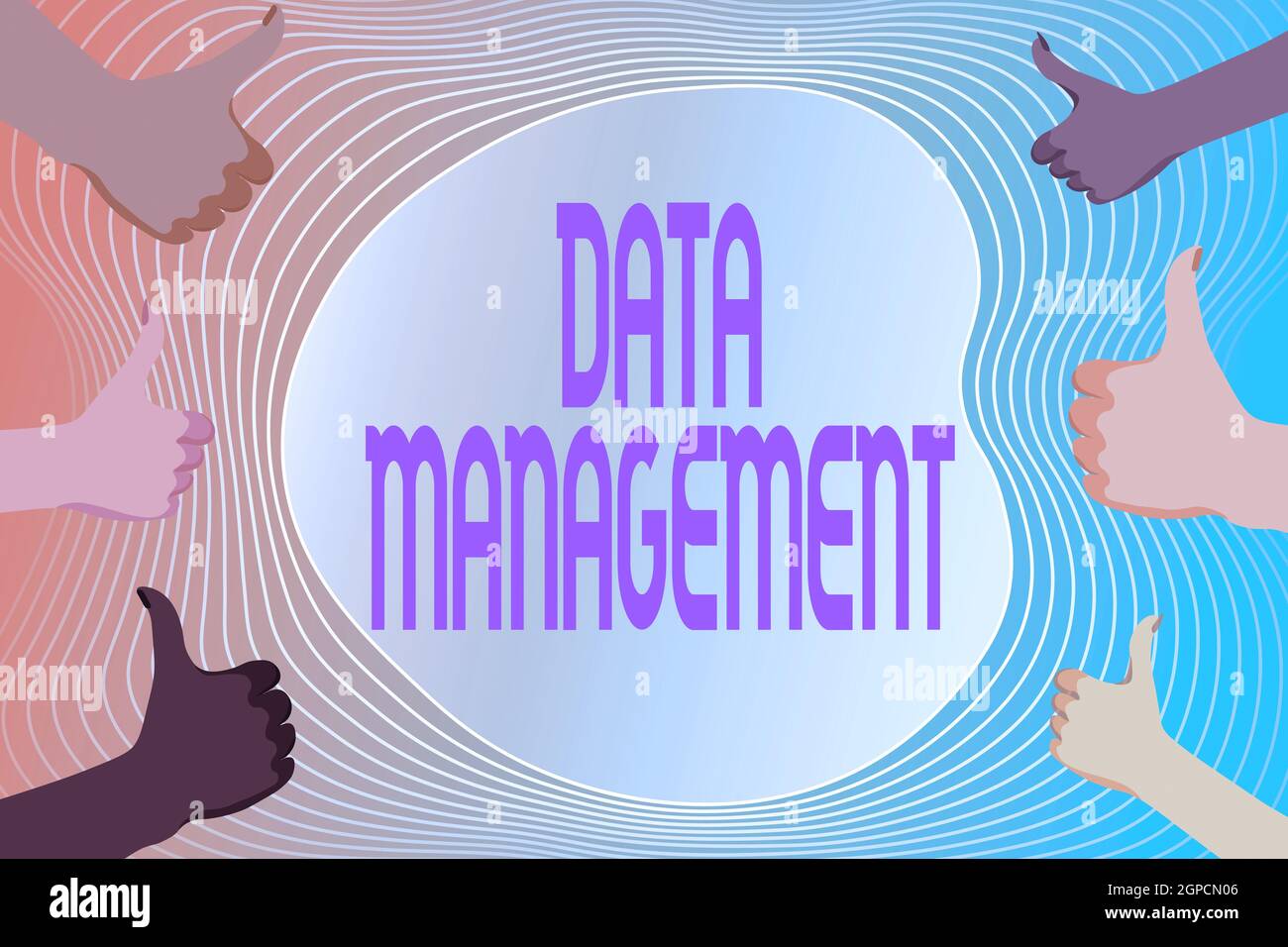 Conceptual display Data Management. Business approach The practice of organizing and maintaining ...