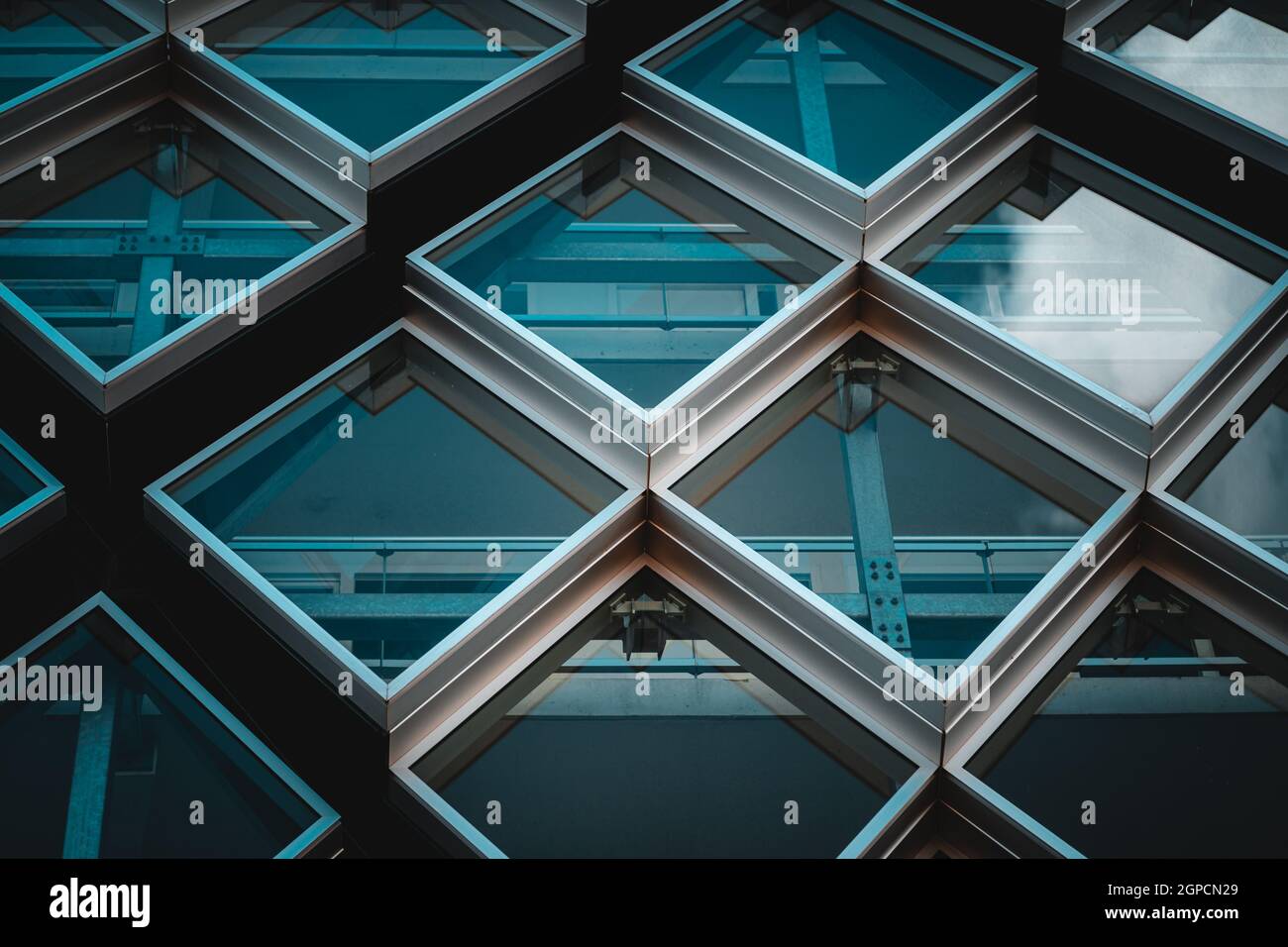 Modern architectural design of a building exterior Stock Photo - Alamy