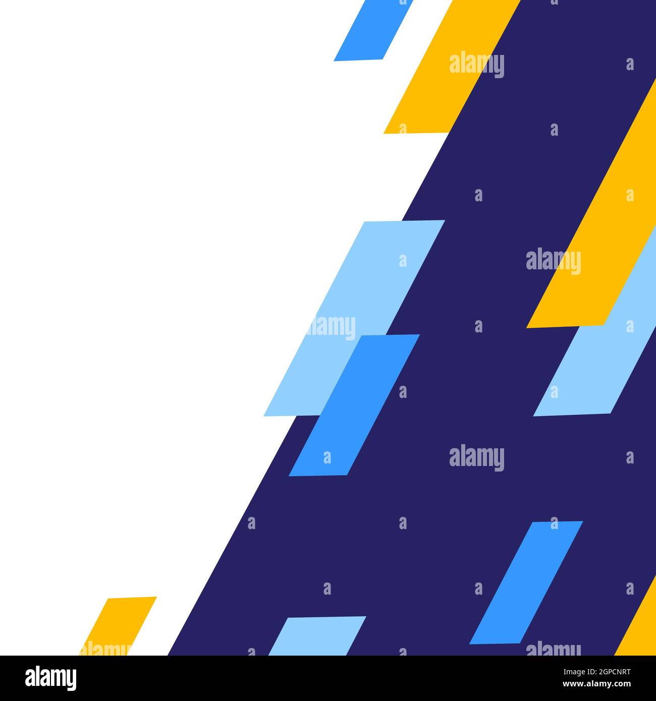 Abstract white background with colored rectangles - Vector illustration ...