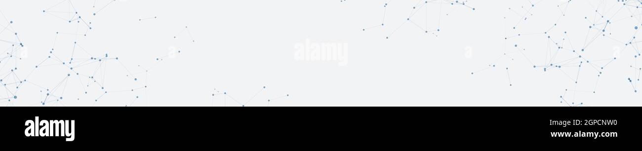 White background of dots and lines - Vector illustration Stock Photo ...