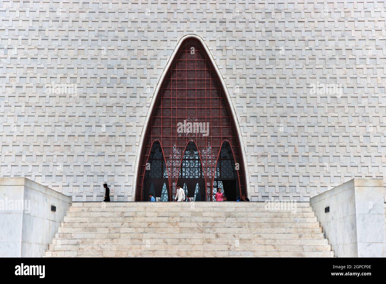 Mazar E Quaid, Jinnah Mausoleum, the tomb in Karachi, Pakistan Stock ...