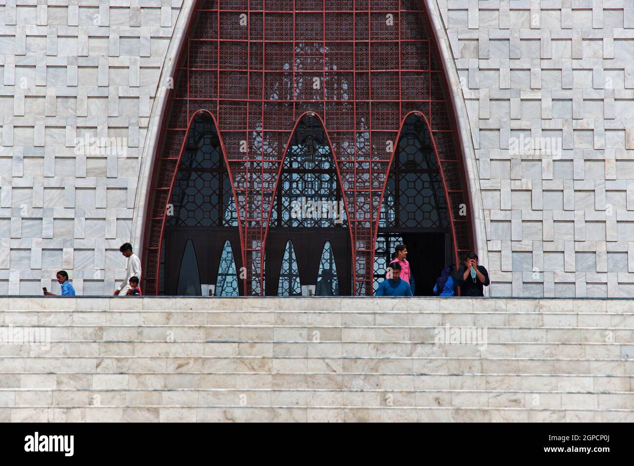Mazar E Quaid, Jinnah Mausoleum, the tomb in Karachi, Pakistan Stock ...