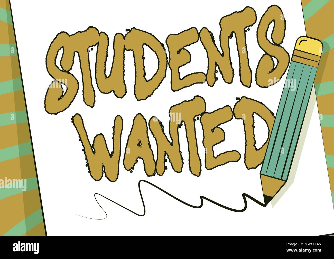 Conceptual display Students Wanted. Business idea list of things wishes ...