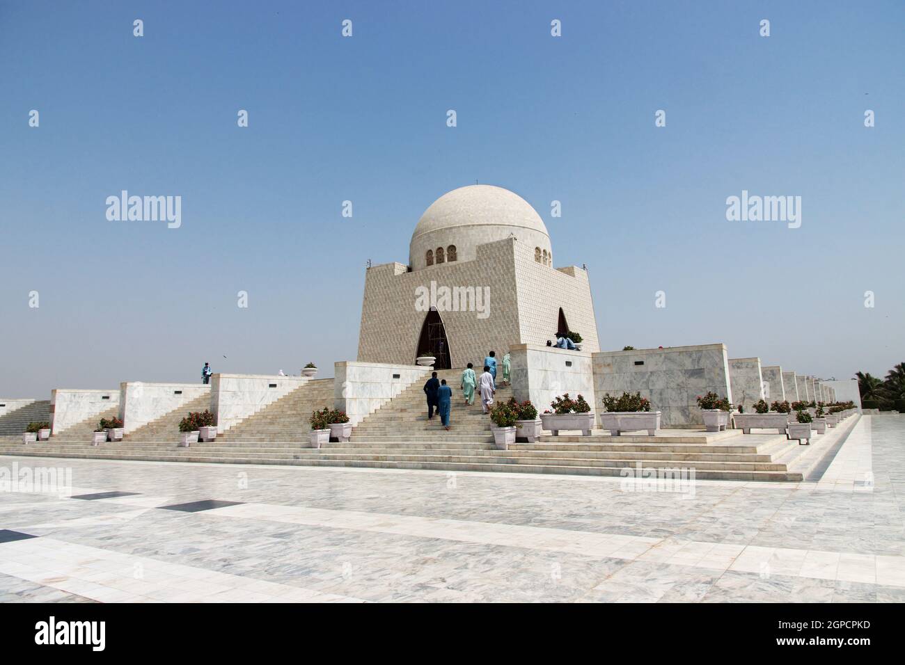 Mazar E Quaid, Jinnah Mausoleum, the tomb in Karachi, Pakistan Stock ...