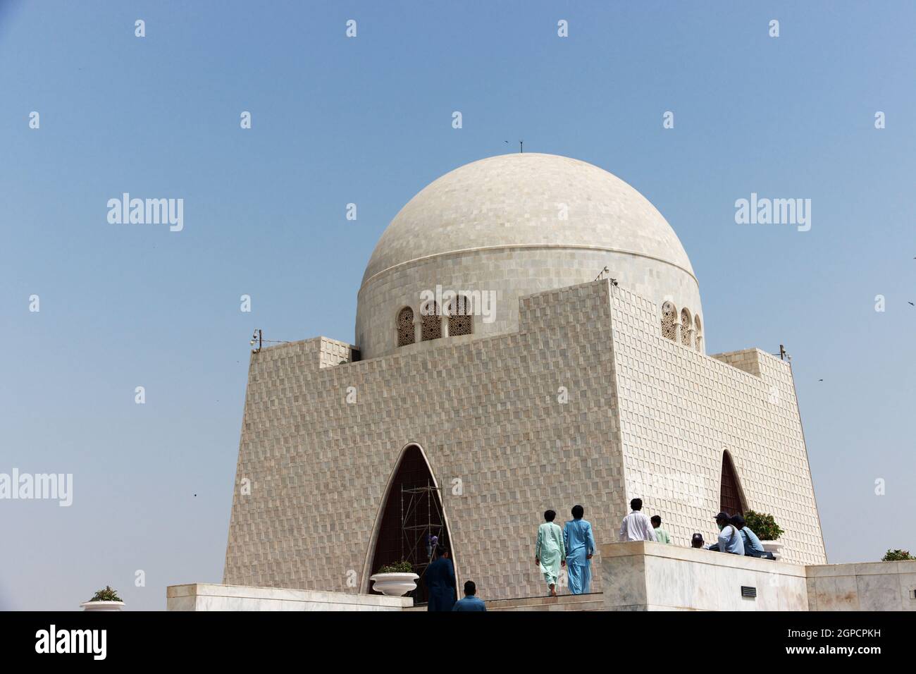 Mazar E Quaid, Jinnah Mausoleum, the tomb in Karachi, Pakistan Stock ...