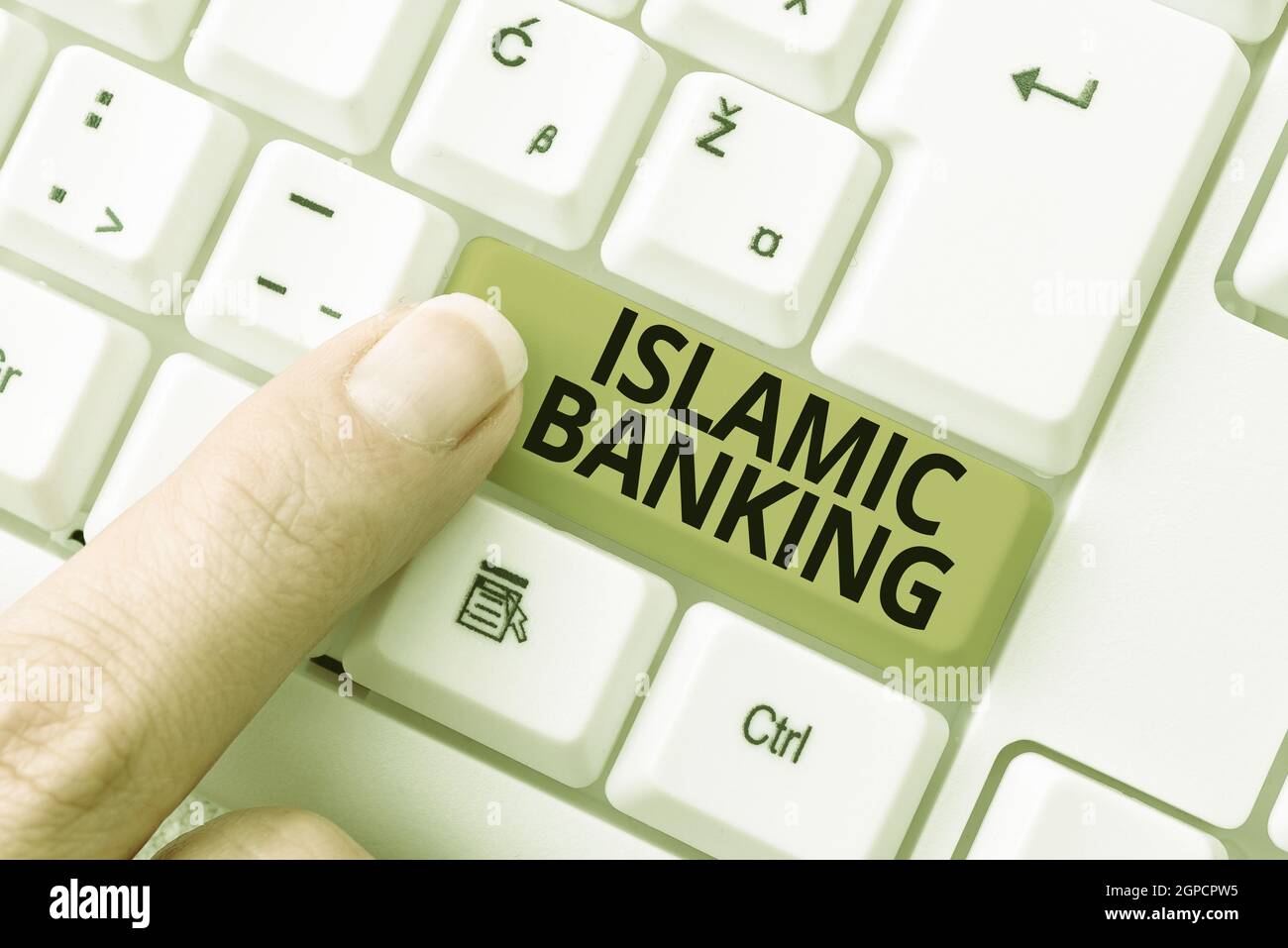 Sign displaying Islamic Banking. Business approach Banking system based ...