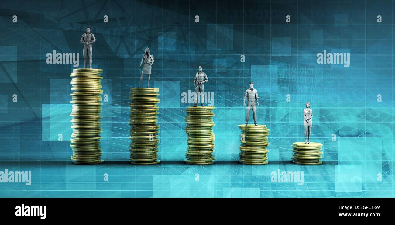 Wage Stagnation and Reduced Spending Power of Workers Stock Photo - Alamy