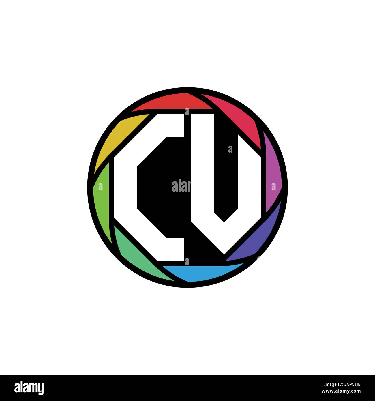 Cv logo design Cut Out Stock Images & Pictures - Alamy