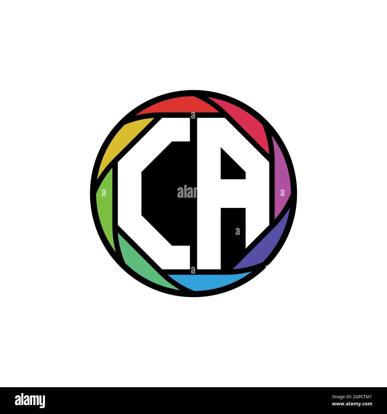 Letter ca vector vectors hi-res stock photography and images - Alamy