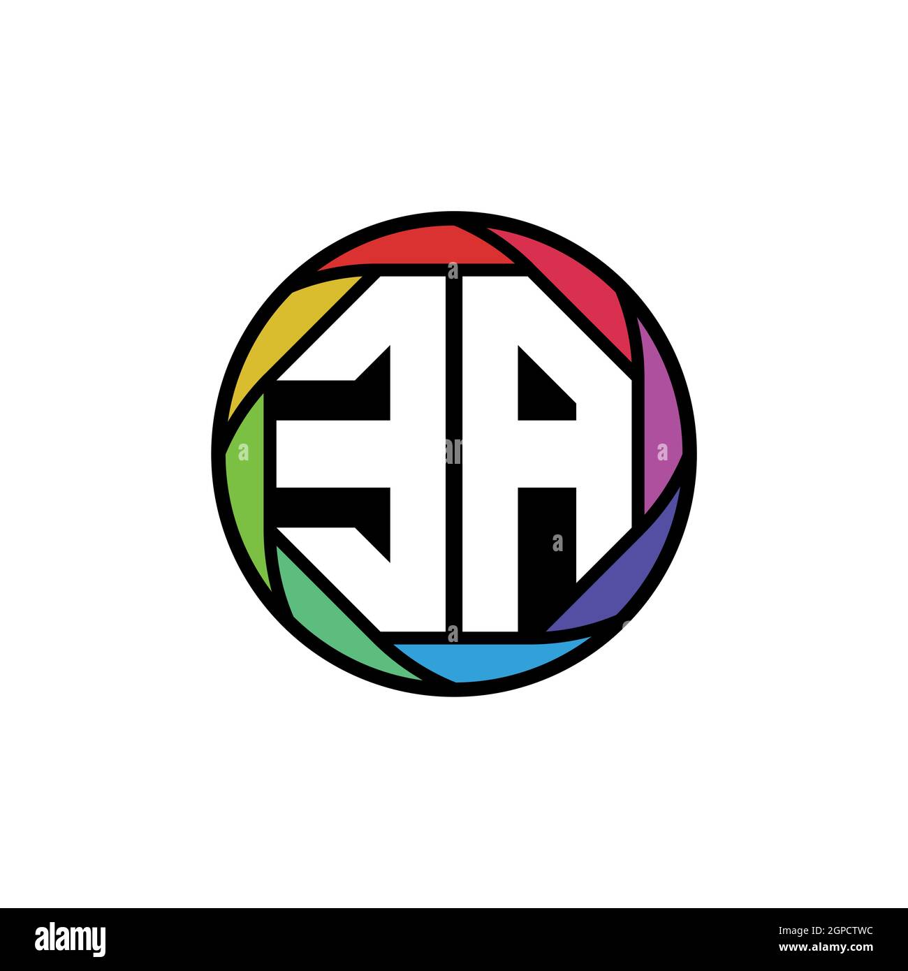 Letter ea vector vectors hi-res stock photography and images - Alamy