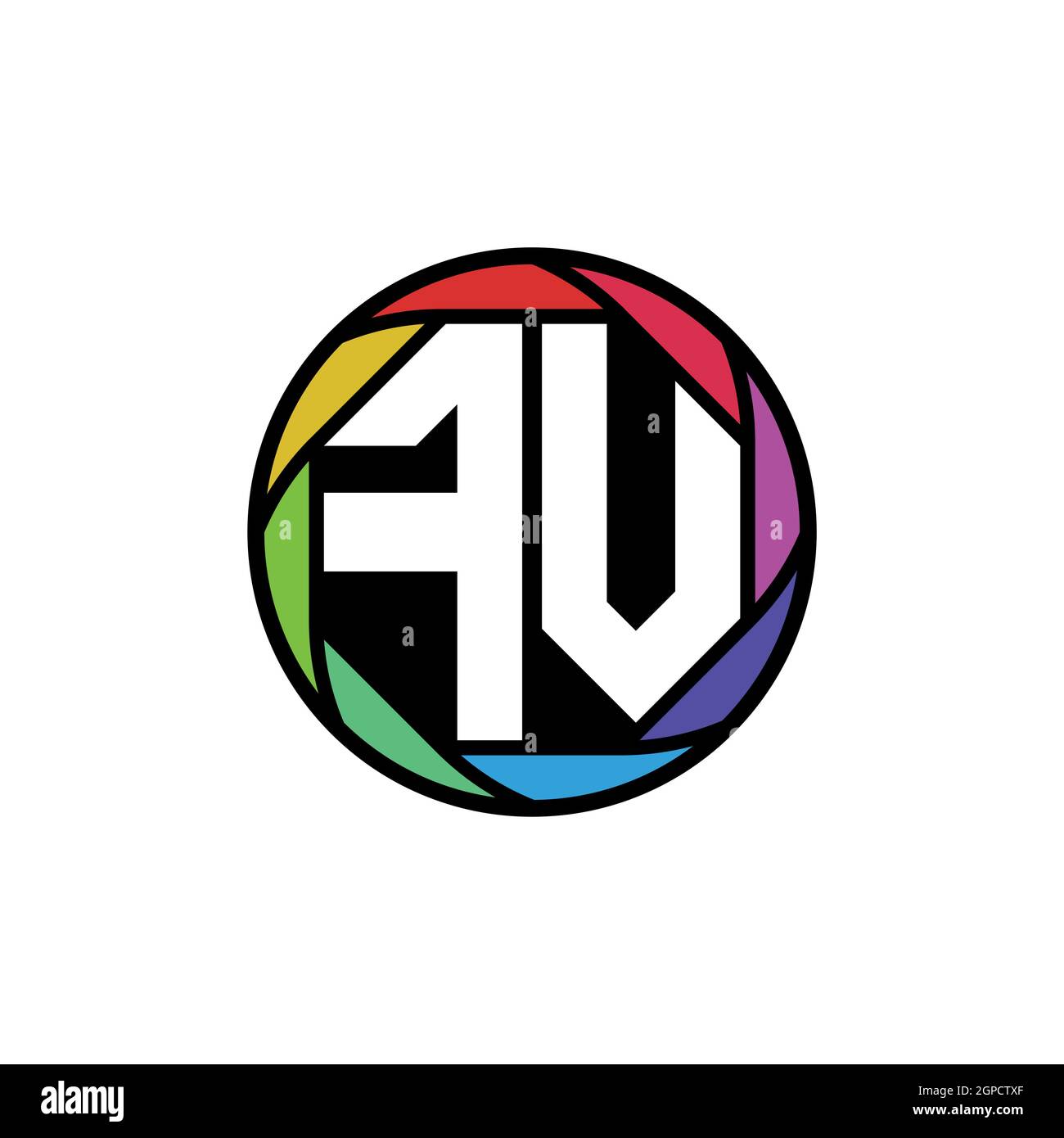 Fv monogram hi-res stock photography and images - Alamy