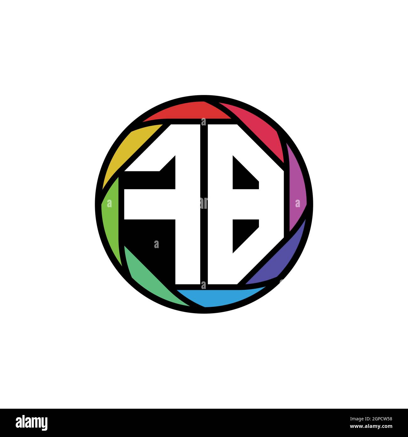 Fb monogram hi-res stock photography and images - Alamy