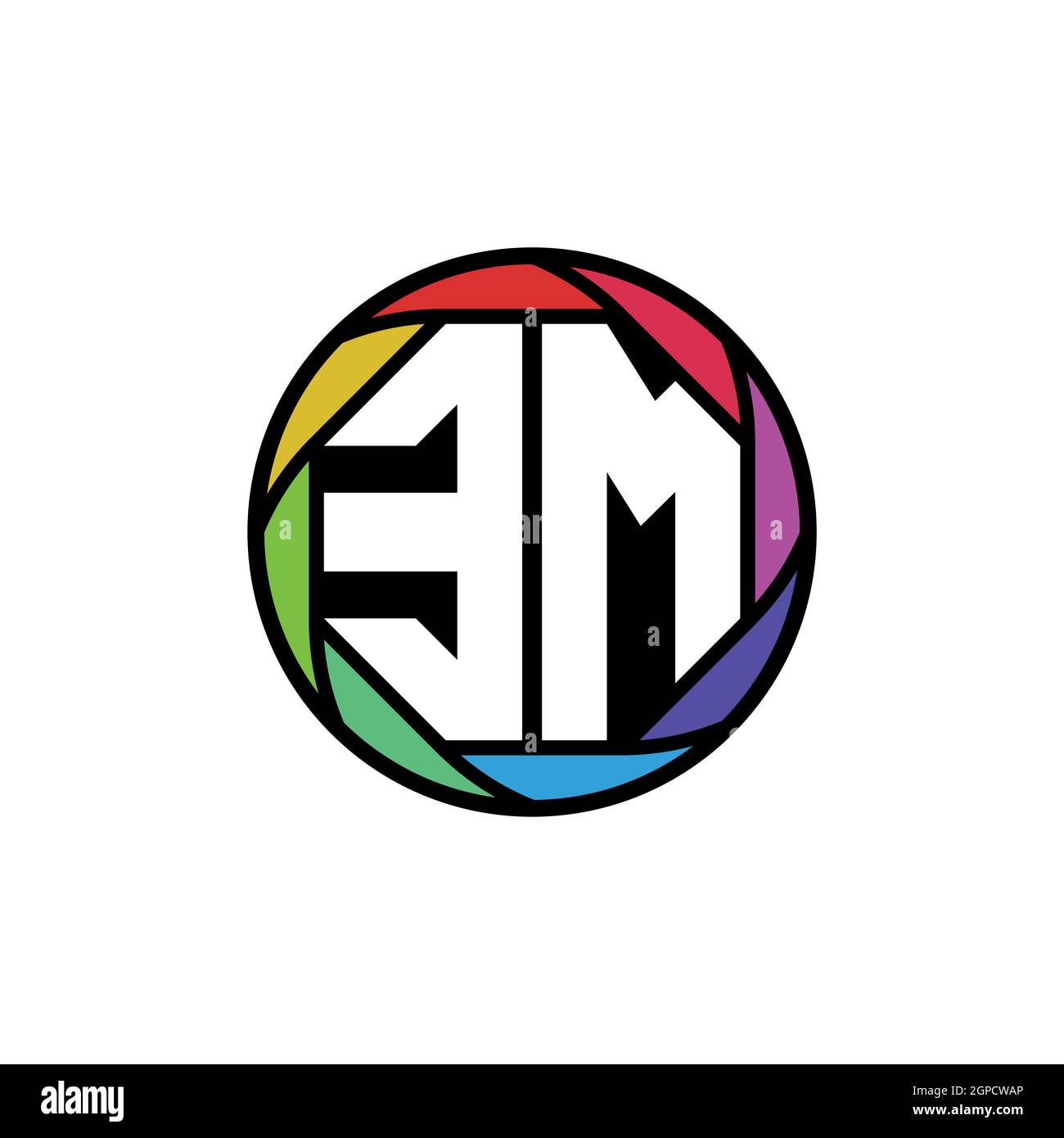 Em emblem Stock Vector Images - Alamy