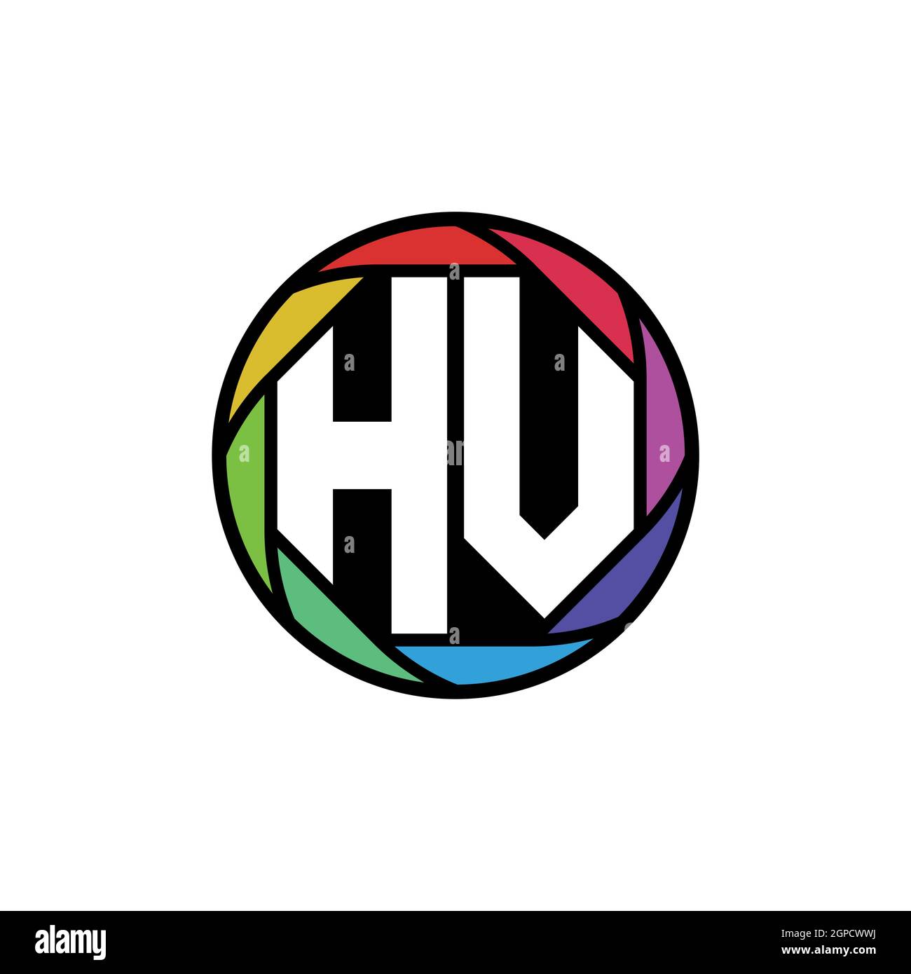 Hv monogram hi-res stock photography and images - Alamy