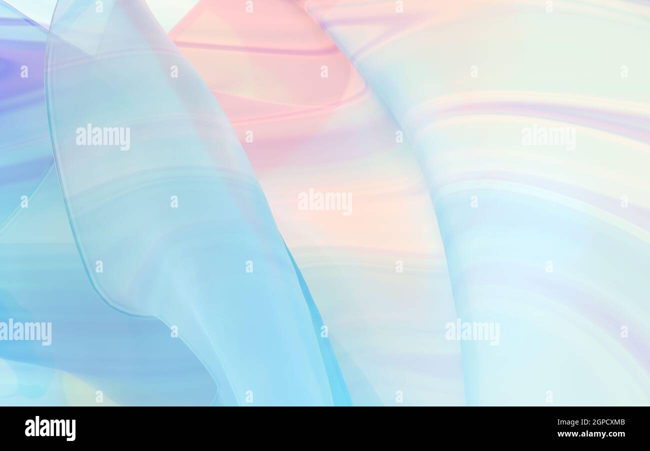 Gradient clothes with white background, 3d rendering. Computer digital ...