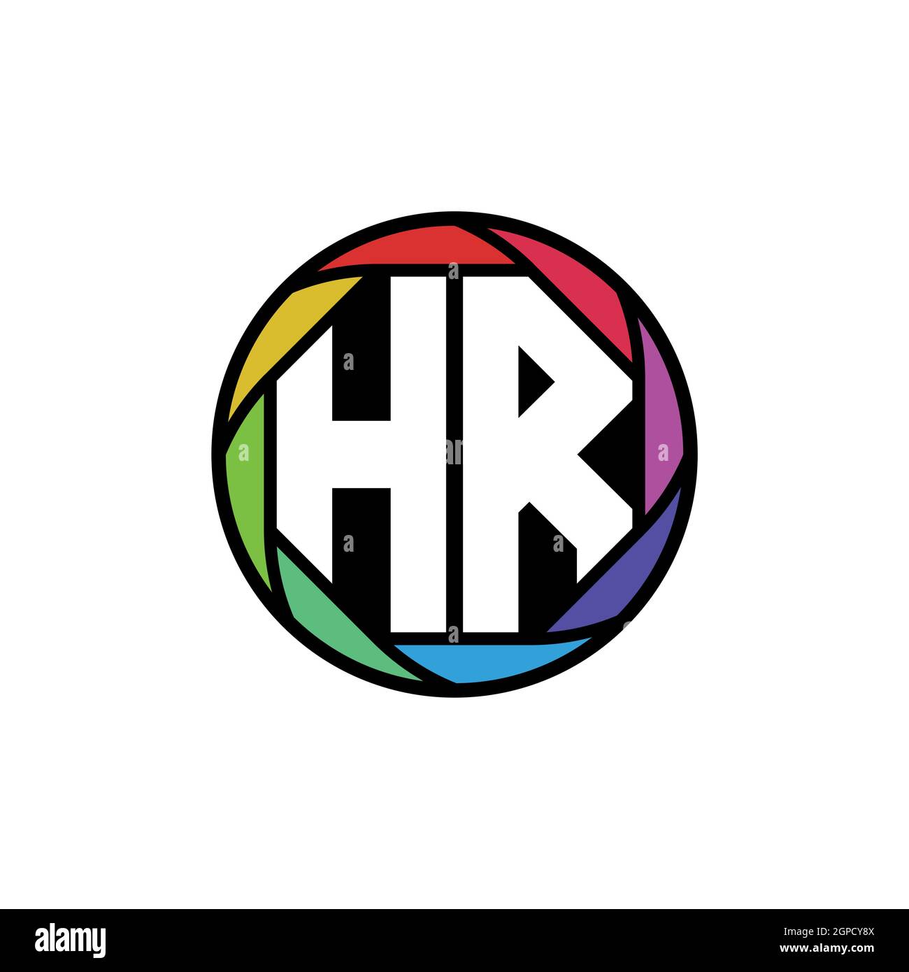 Hr circle logo hi-res stock photography and images - Alamy