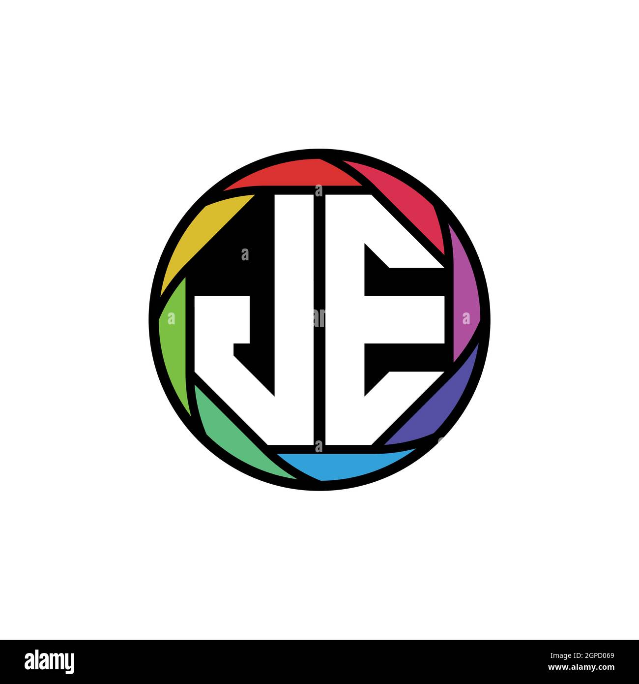 Je gaming logo Stock Vector Images - Alamy