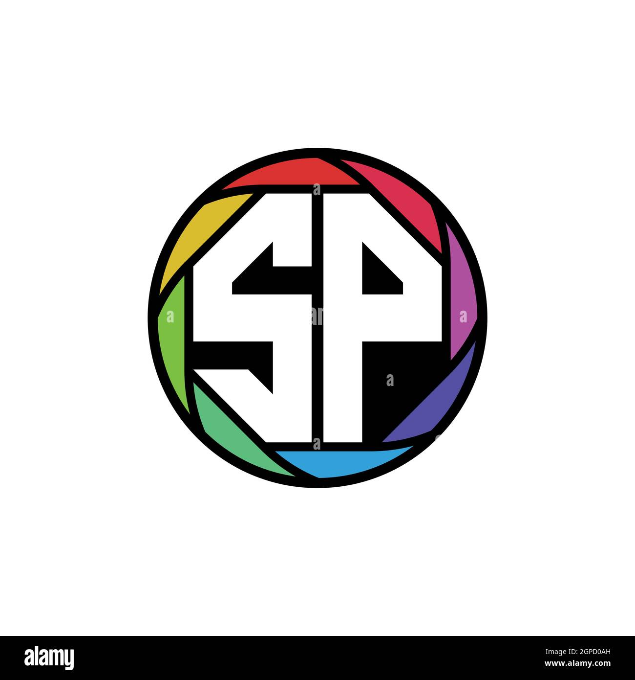 Sp font vector vectors hi-res stock photography and images - Alamy