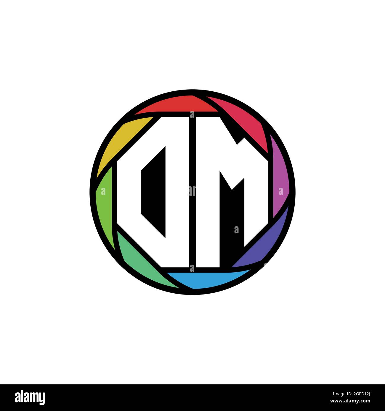 Om monogram hi-res stock photography and images - Alamy