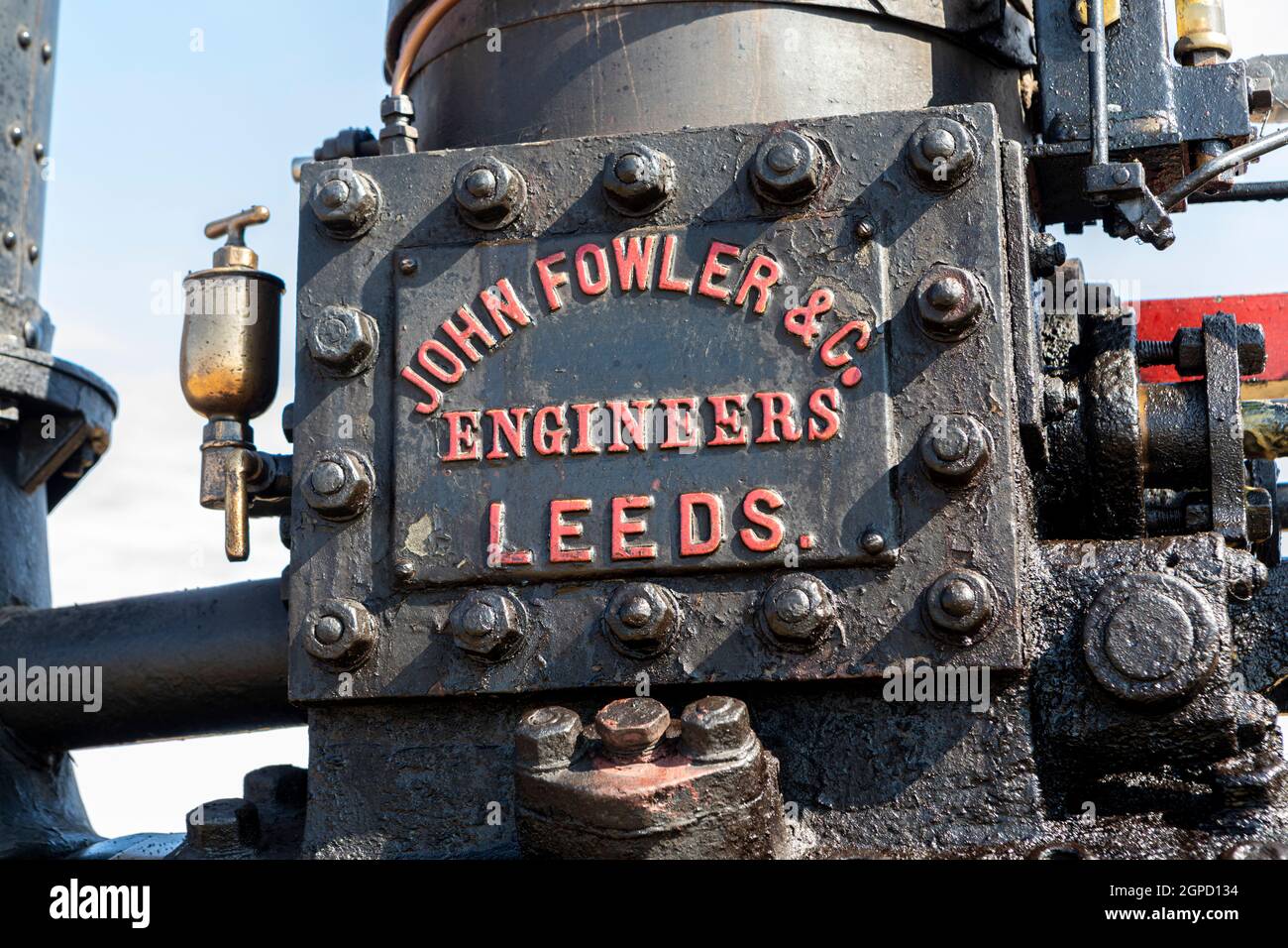 A John Fowler & Co traction engine, made in Leeds Stock Photo - Alamy