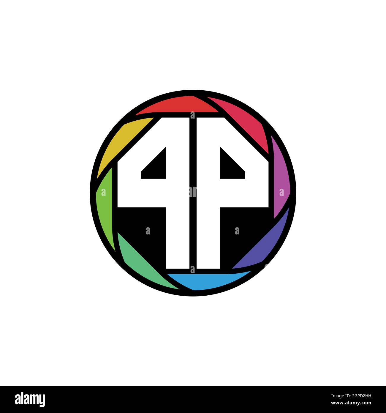 Logo pp circle hi-res stock photography and images - Alamy