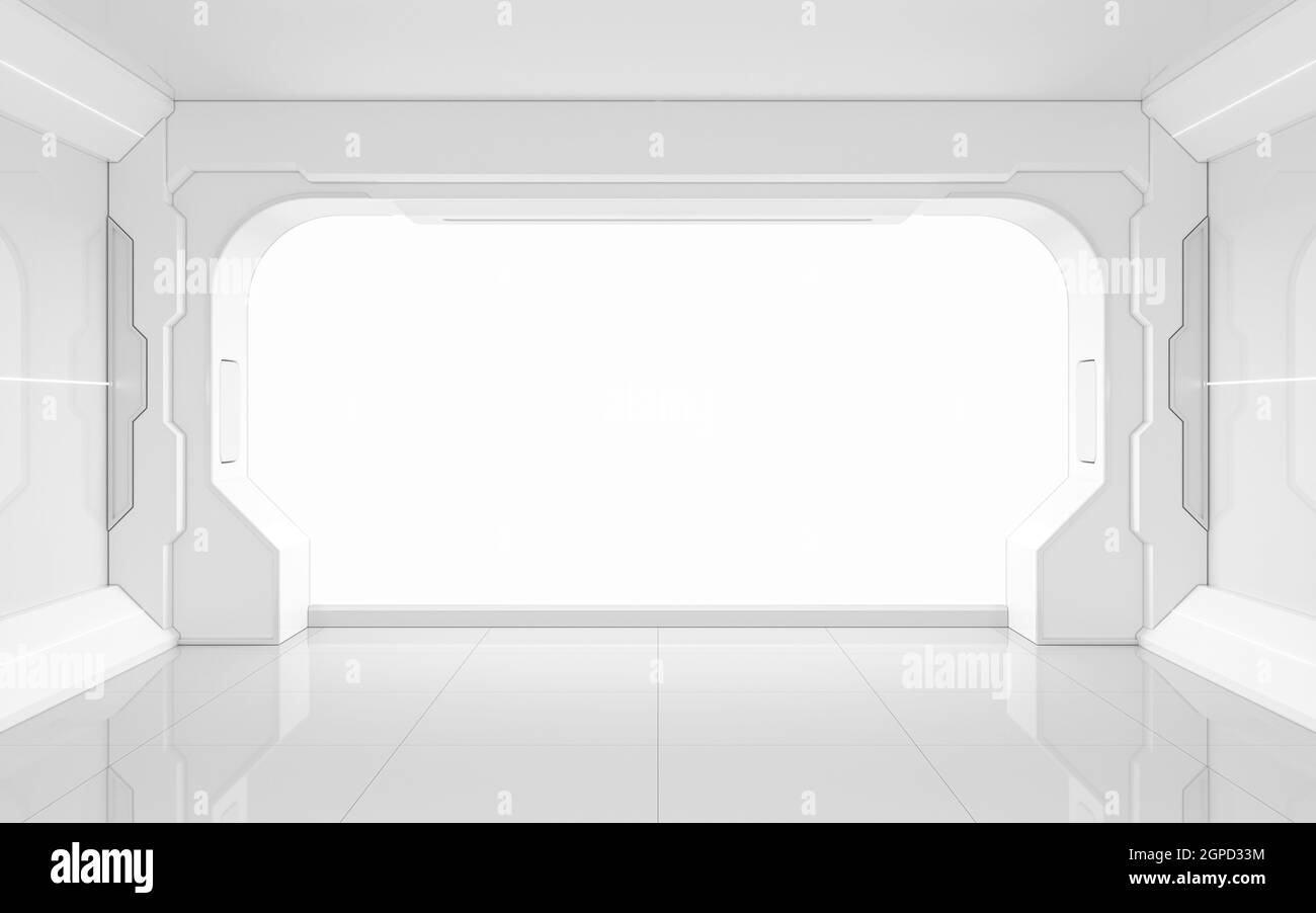 White Futuristic Bedroom