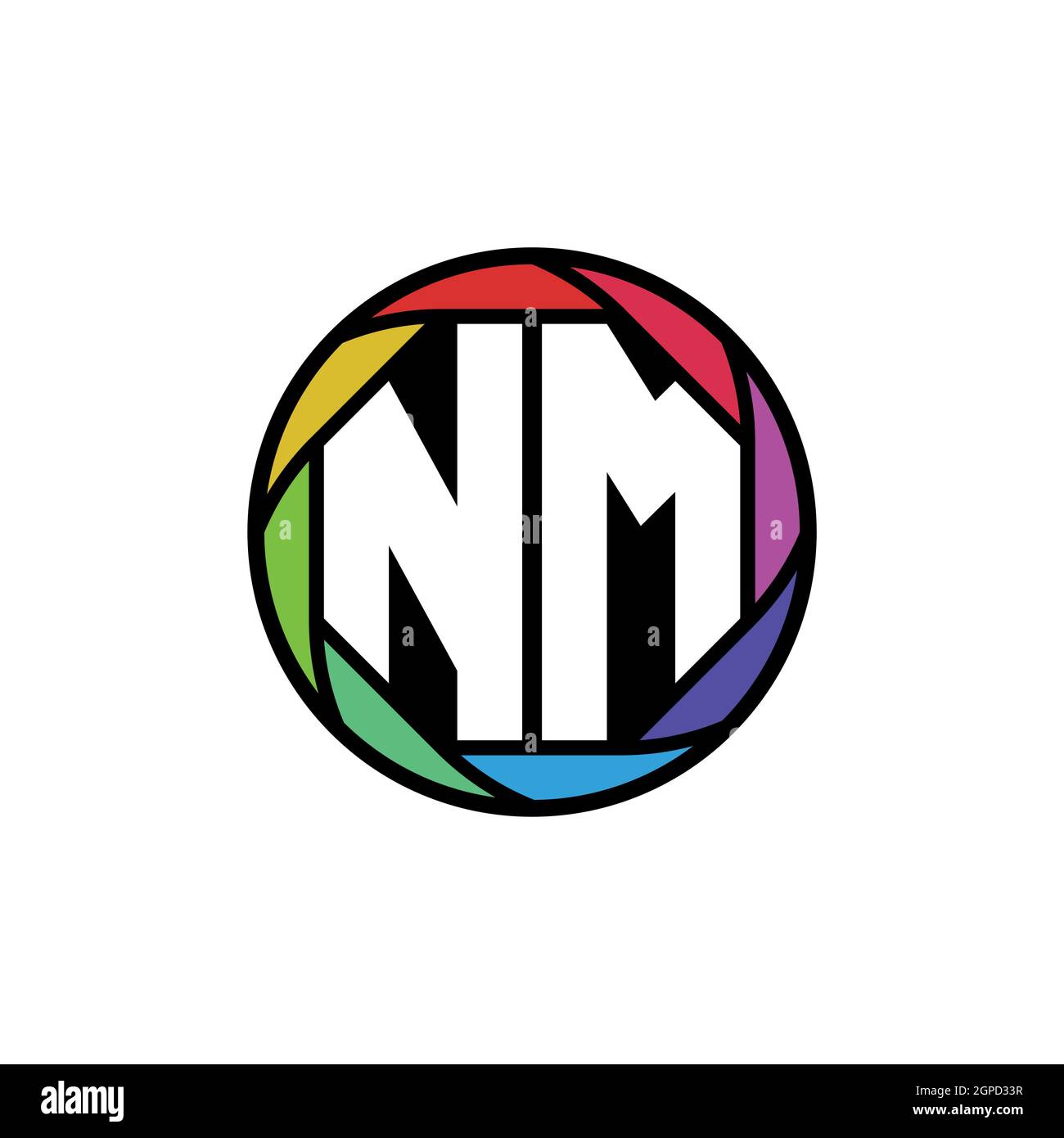 Nm emblem Stock Vector Images - Alamy