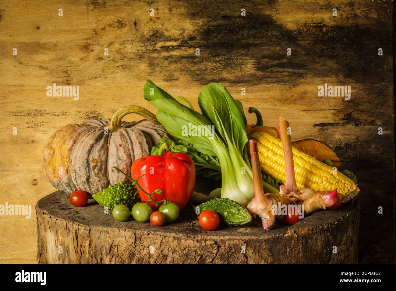 still life Vegetables and fruits as ingredients in cooking Stock Photo ...