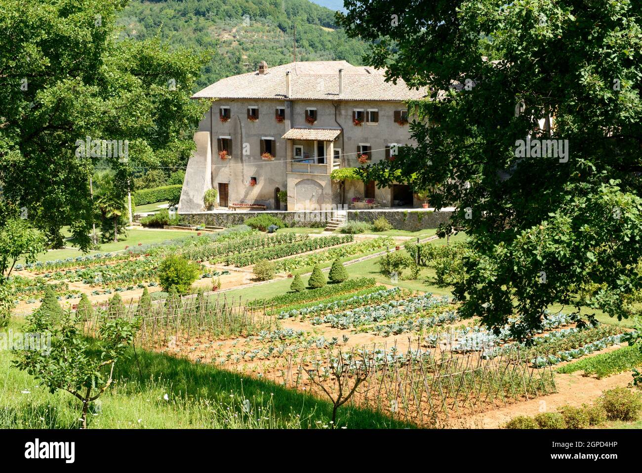 view of Franciscan monastery in the "holy valley", so called since san ...