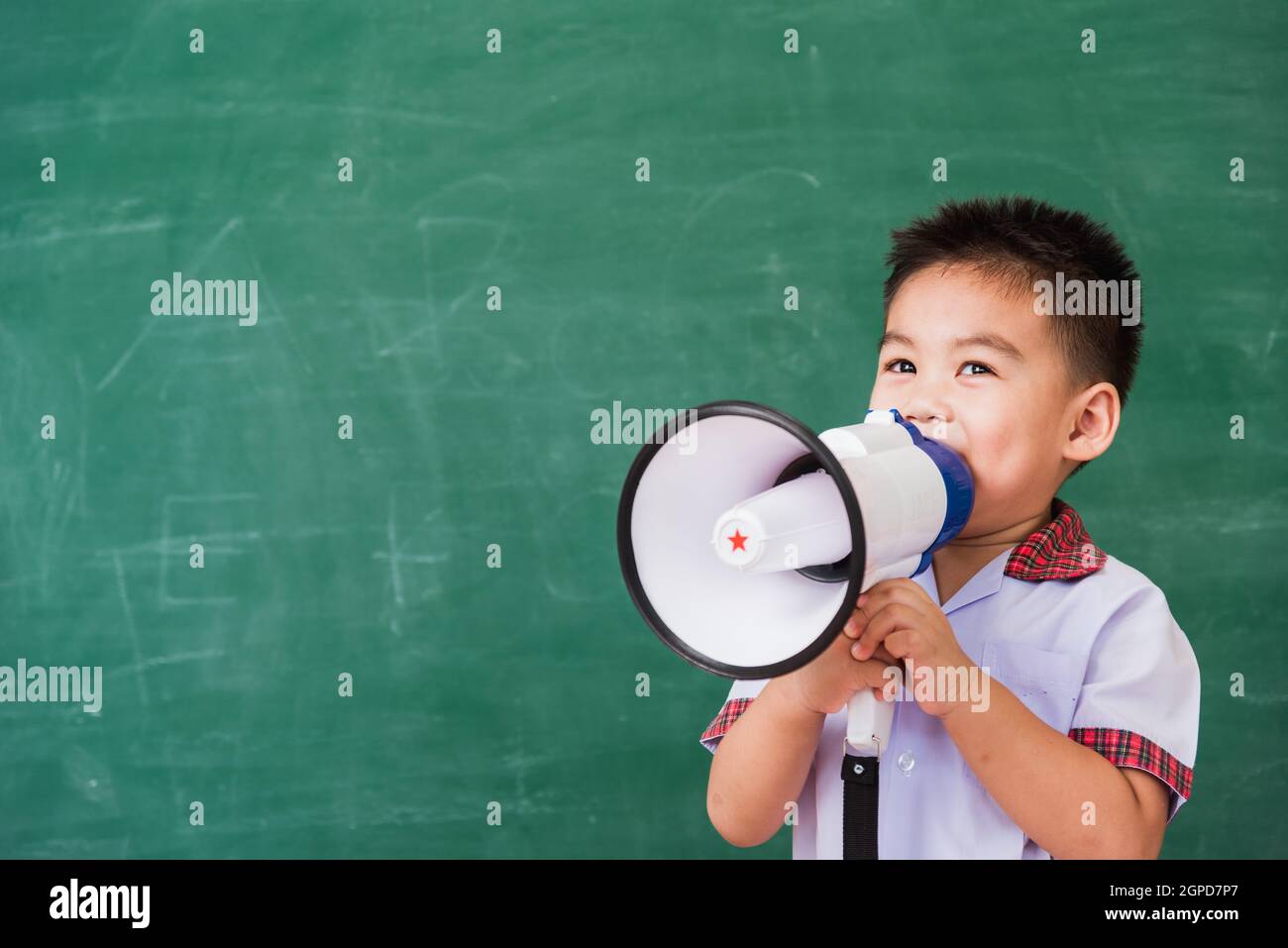 Boy speaking uniform hi-res stock photography and images - Alamy