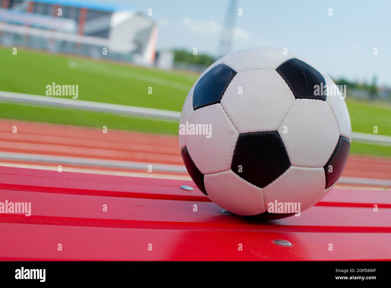 football at the stadium in summer weather Stock Photo - Alamy