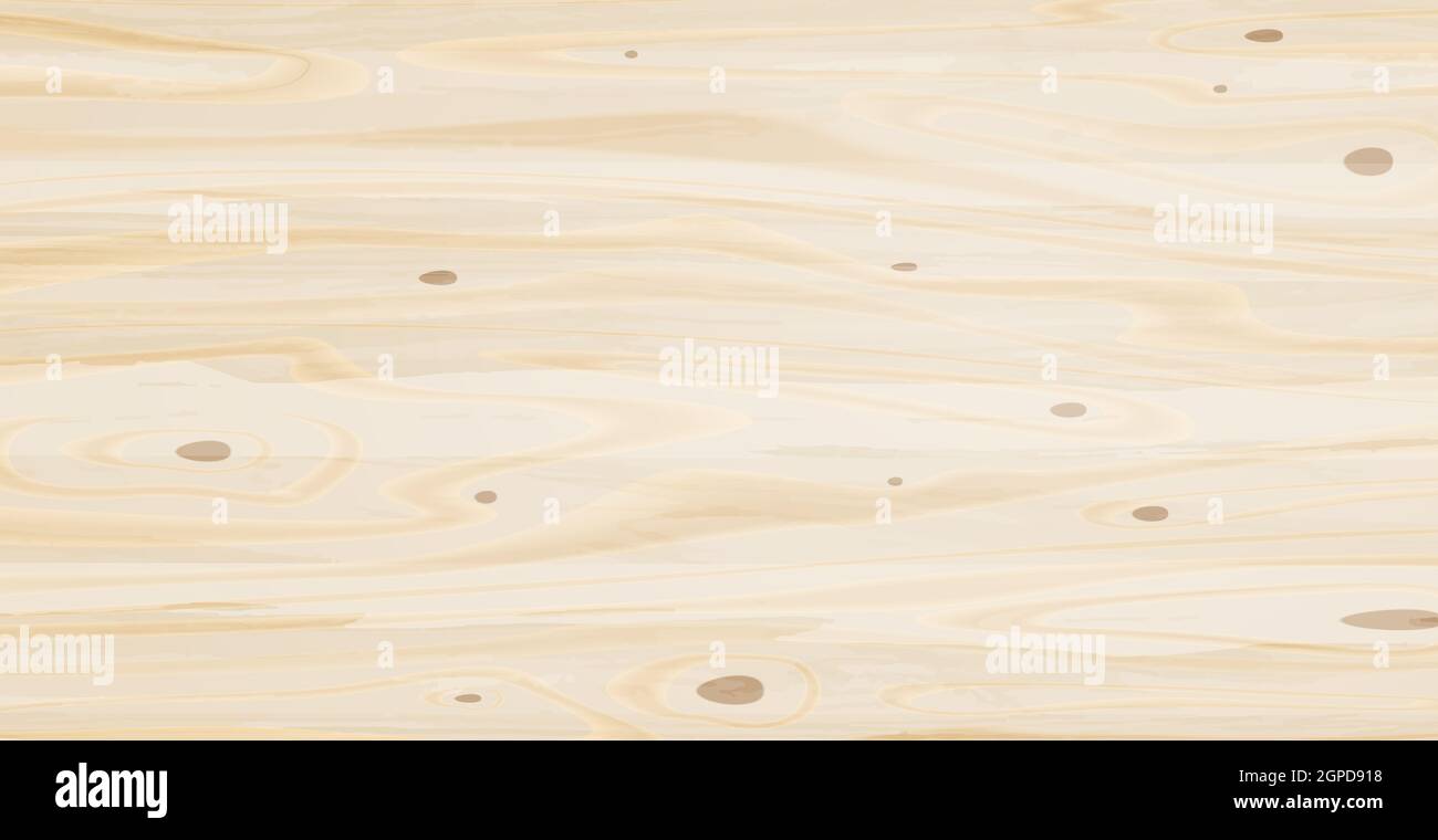 Realistic large sheet of light plywood, wood texture - Vector ...