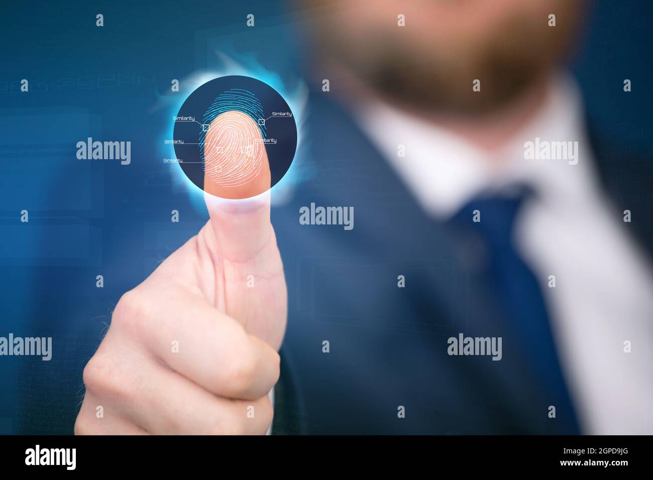 Biometric identification system hi-res stock photography and images - Alamy