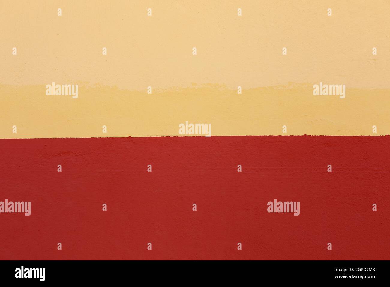 Outer wall with two types of paint for use wallpaper Stock Photo - Alamy