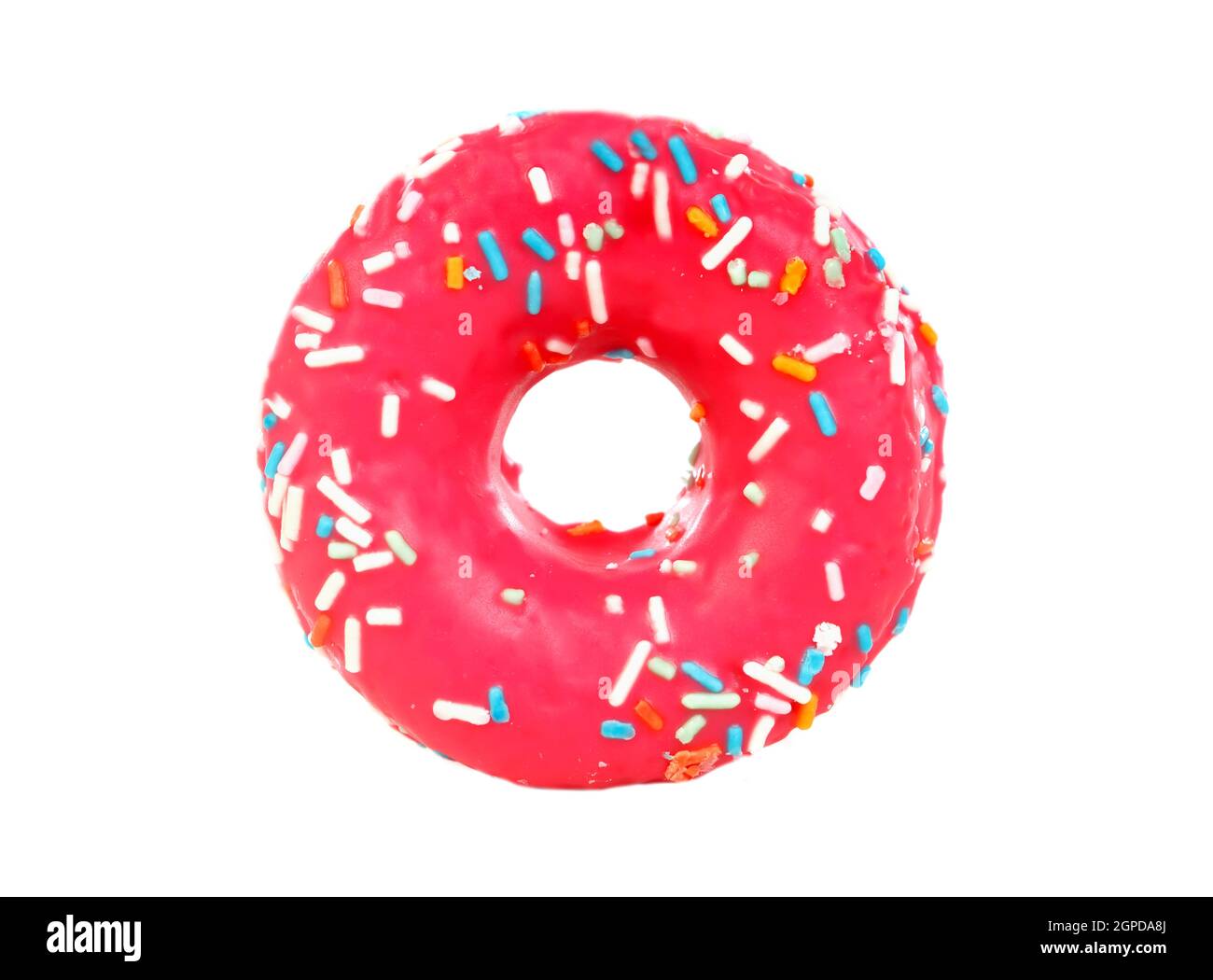 Sweet round bun cream Cut Out Stock Images & Pictures - Alamy