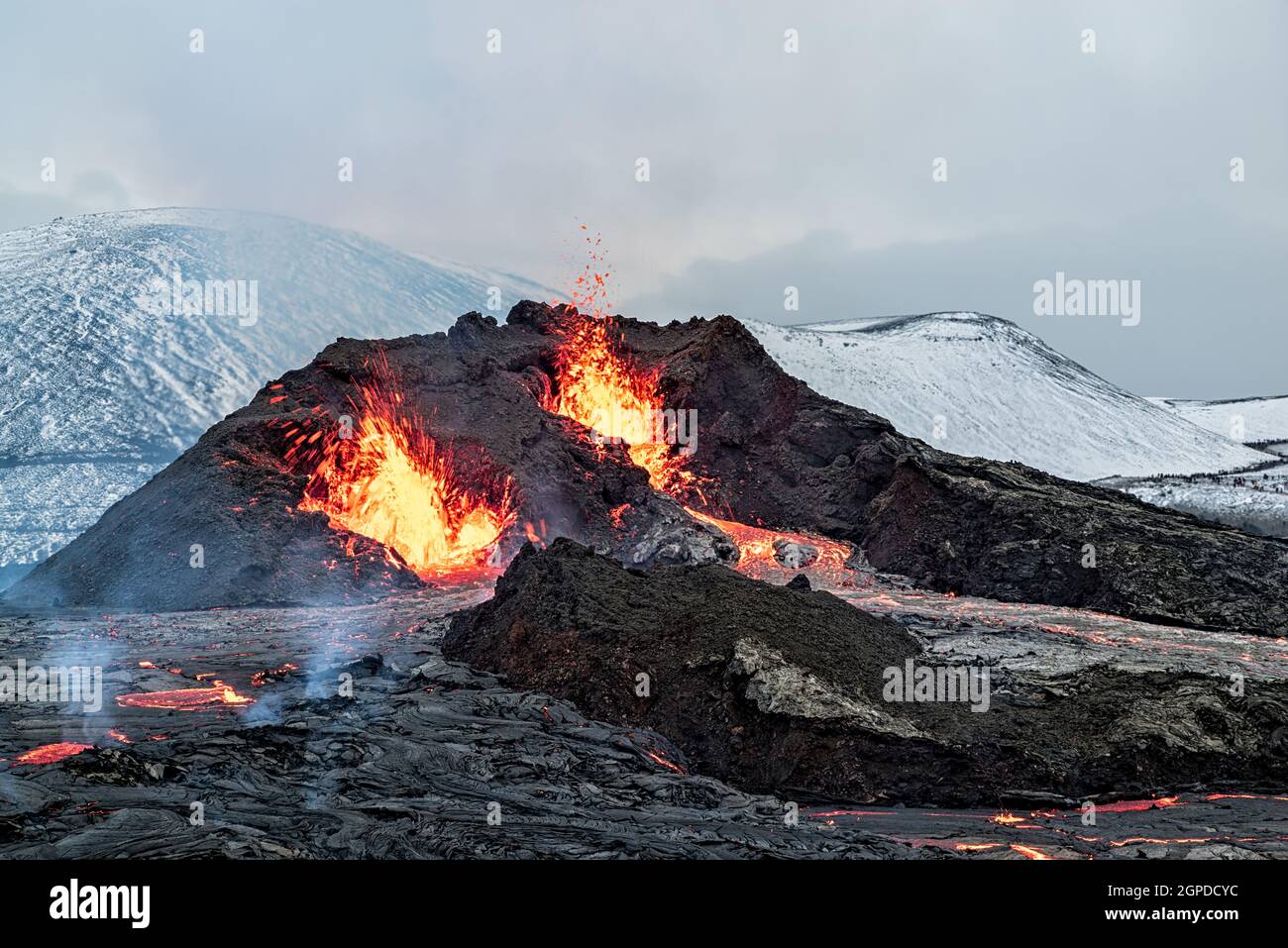 Reykjanes peninsula eruption hi-res stock photography and images - Alamy