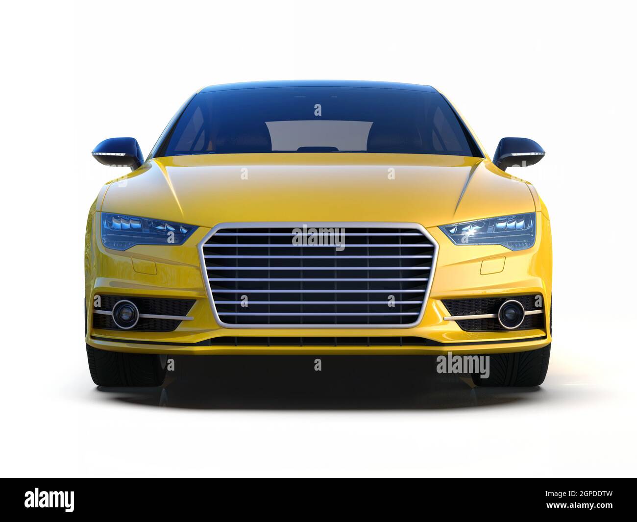 Audi A7 Isolated on White Executive Car Mid-size Luxury Car, German ...