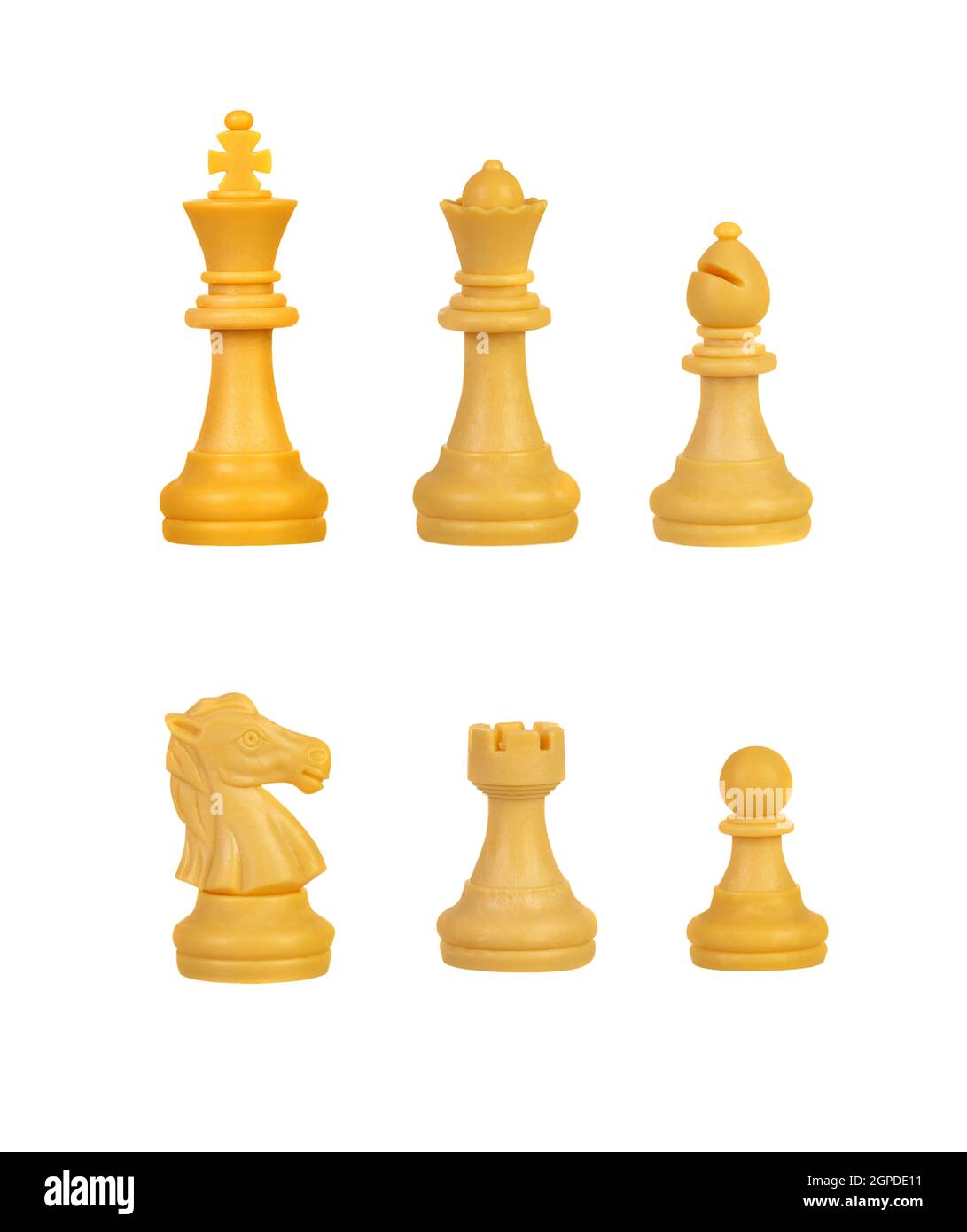 Chess figures isolated on a white background Stock Photo - Alamy