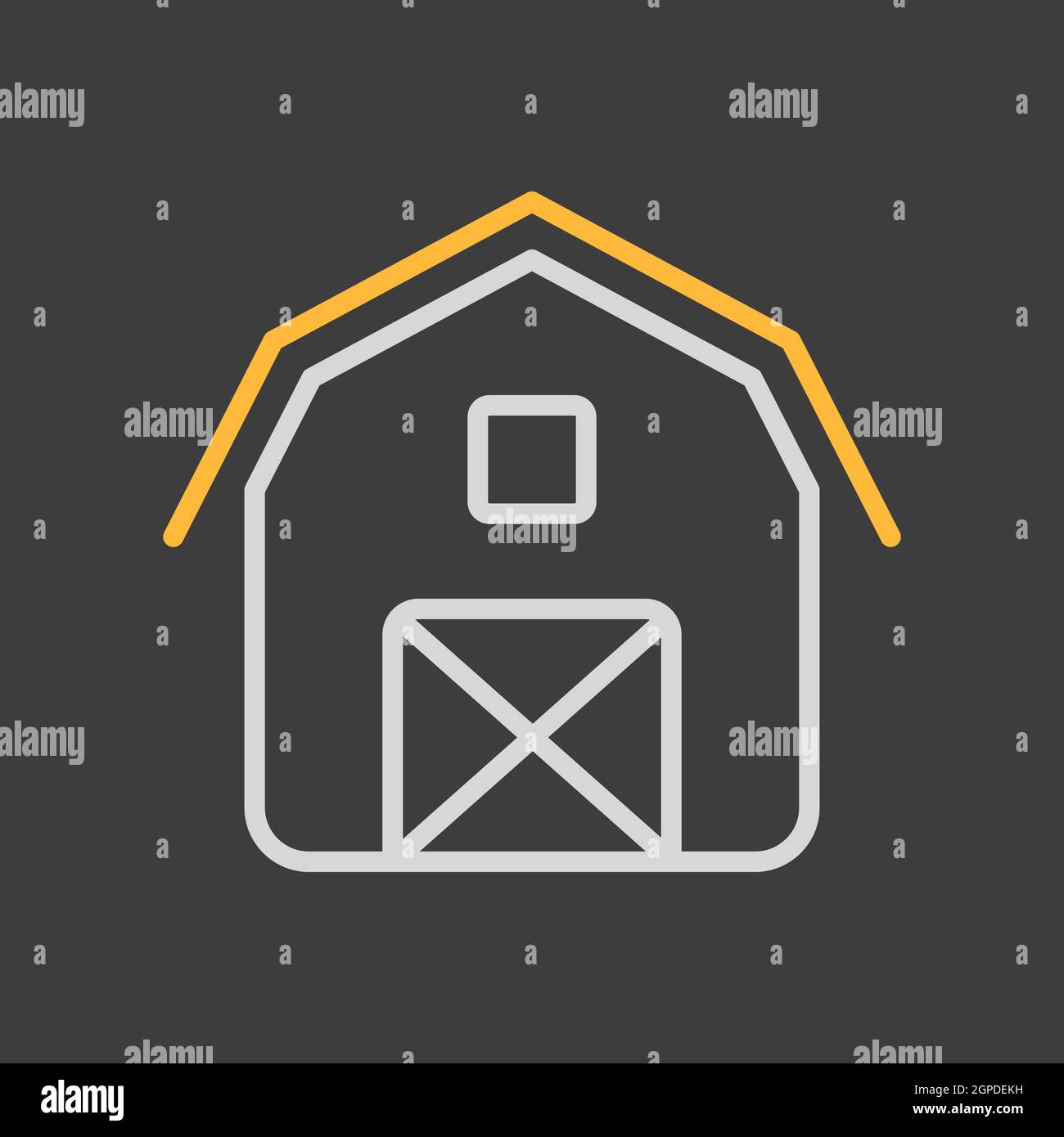 Barn icon. Farm animal sign. Graph symbol for your web site design ...