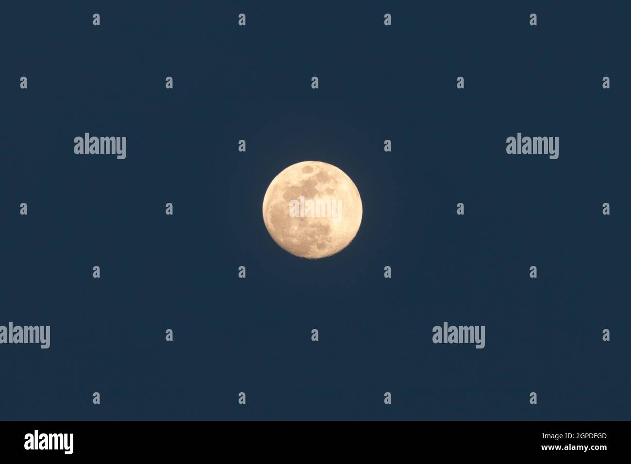 Nice shoot of the full moon without clouds Stock Photo - Alamy