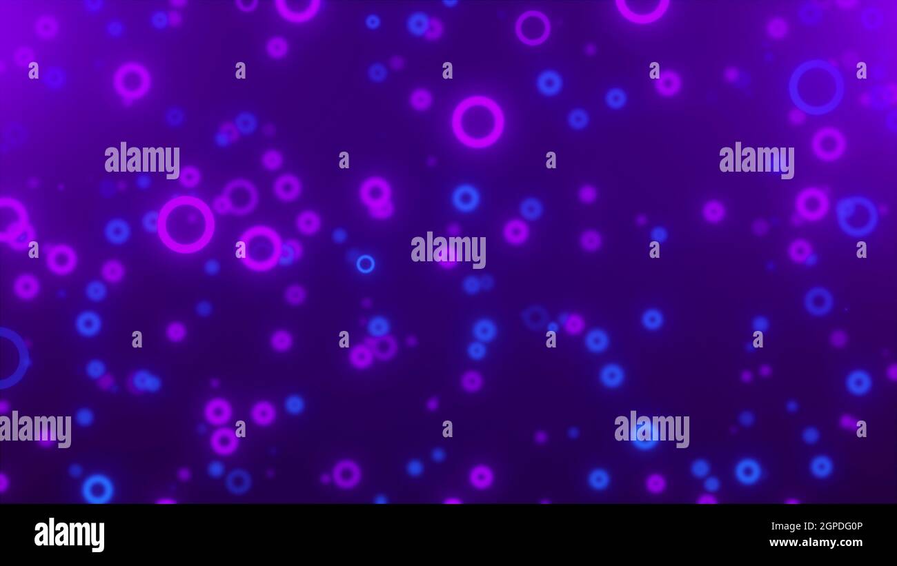 Flickering microscopic circles smoothly scattering in space. Aftermath ...