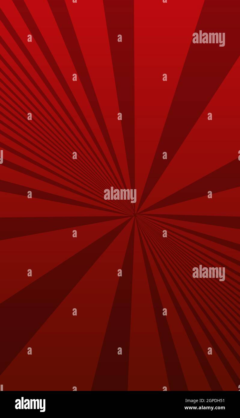 Abstract image, burgundy rays of the sun on a red background - Vector ...