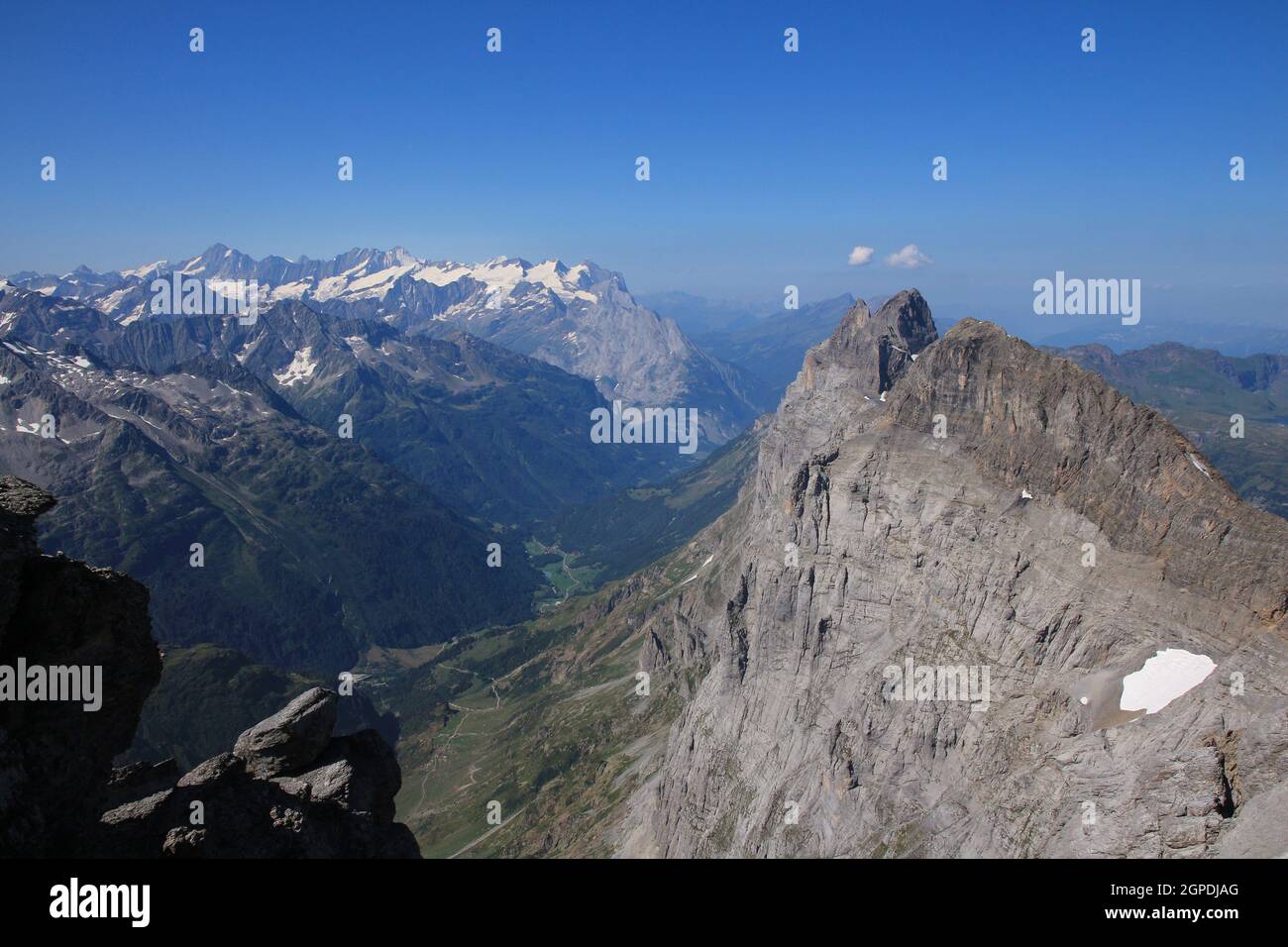 View from the Top of Mt Titlis Stock Photo - Alamy