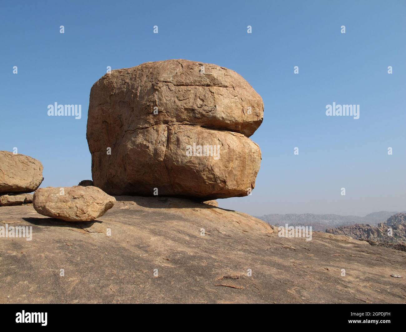 Unique granite boulder Stock Photo - Alamy