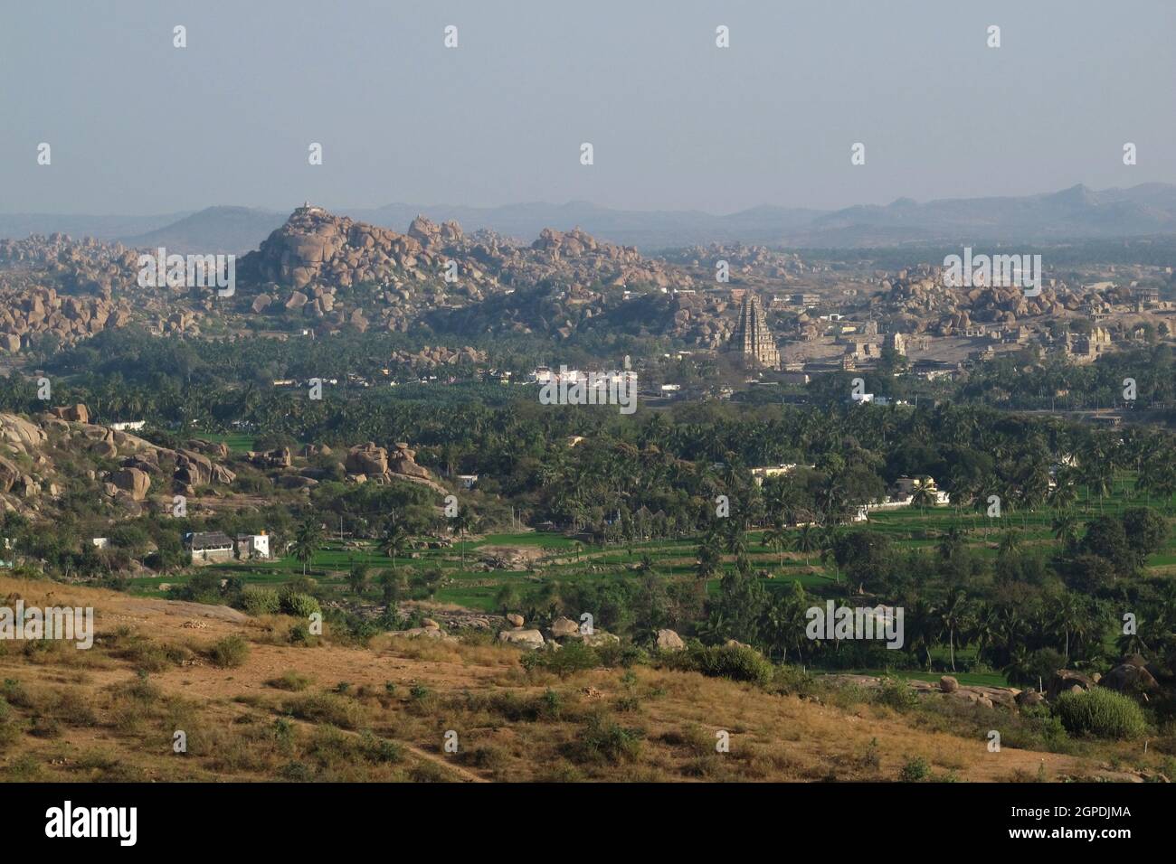 Distant view of Hampi, India Stock Photo - Alamy
