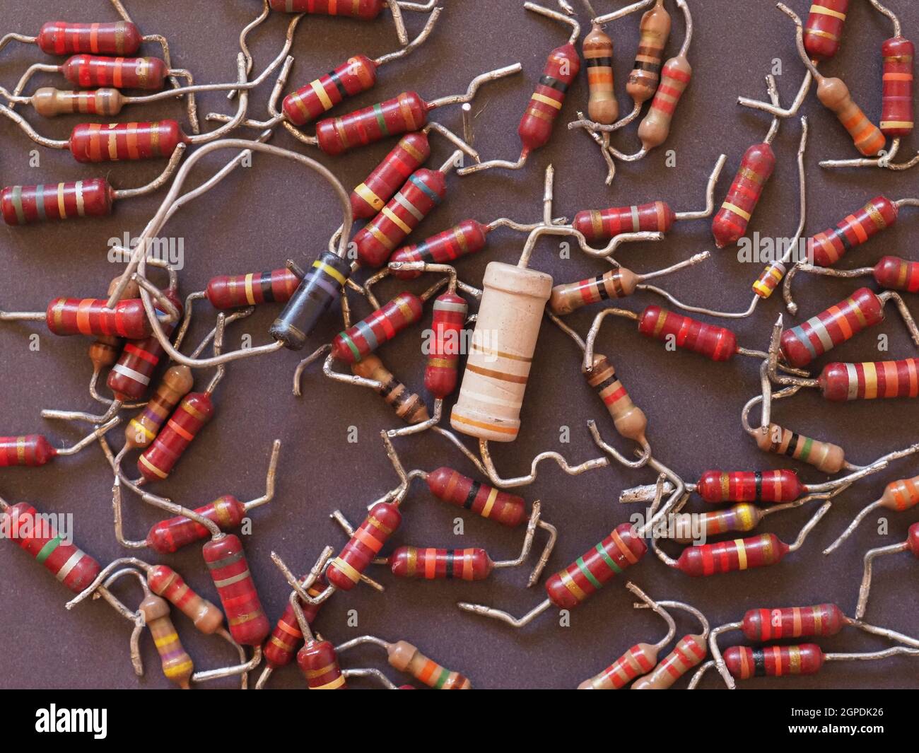 Passive resistor for electrical resistance in a circuit Stock Photo - Alamy