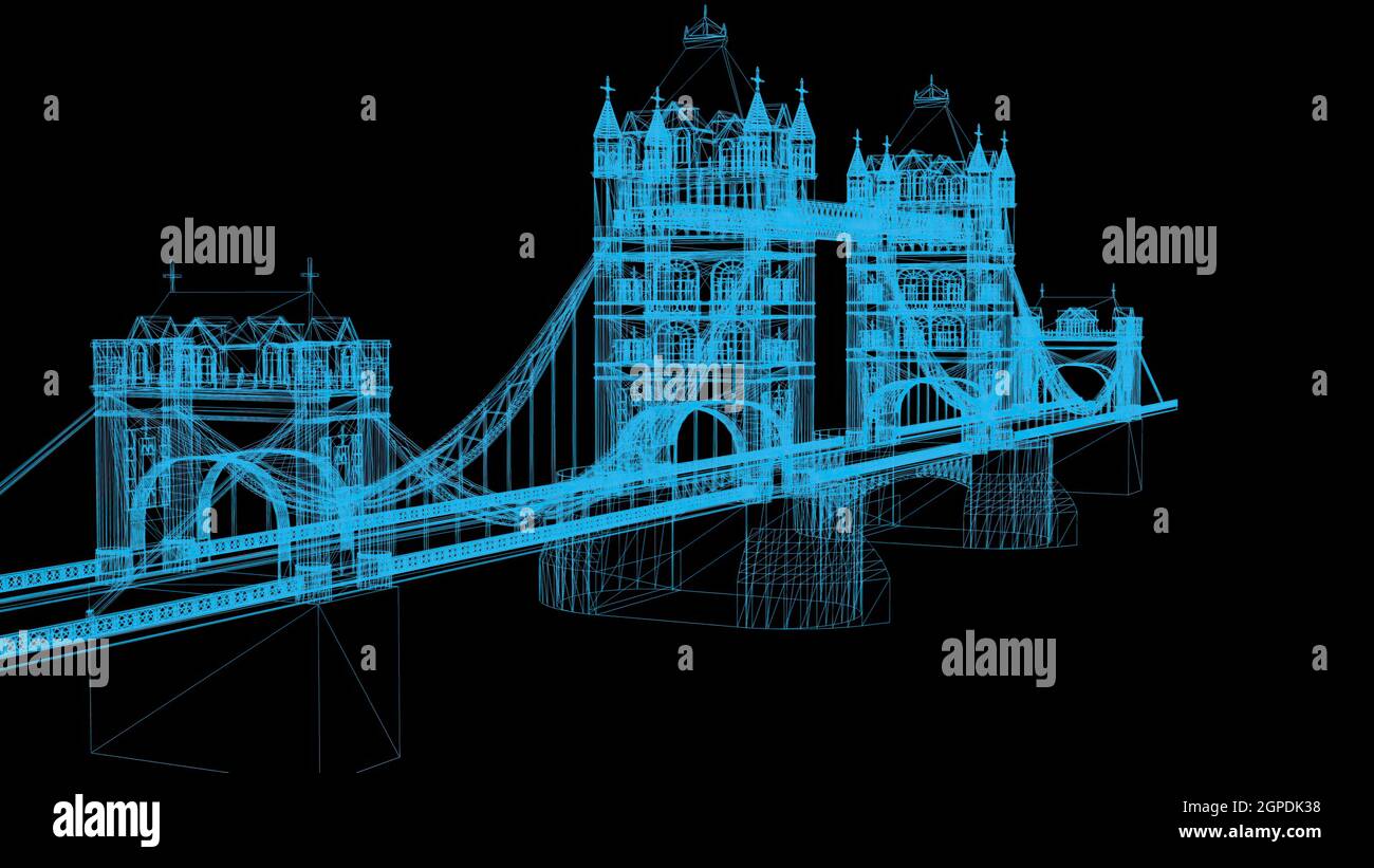 Technical drawing bridge hi-res stock photography and images - Alamy