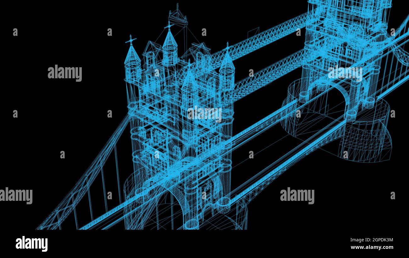 Technical drawing bridge hi-res stock photography and images - Alamy