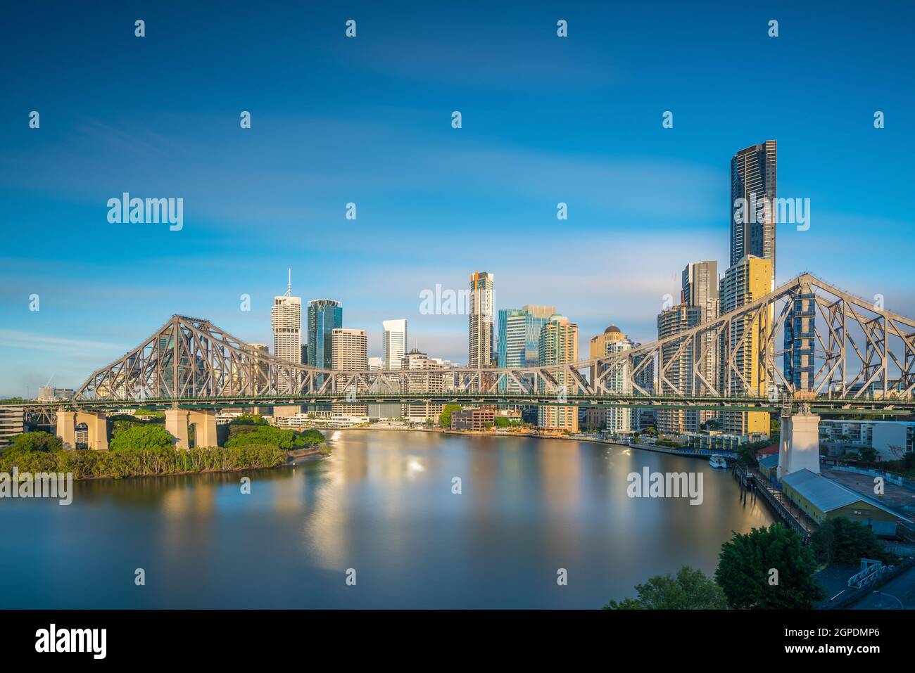Brisbane city skyline and Brisbane river in Australia Stock Photo - Alamy