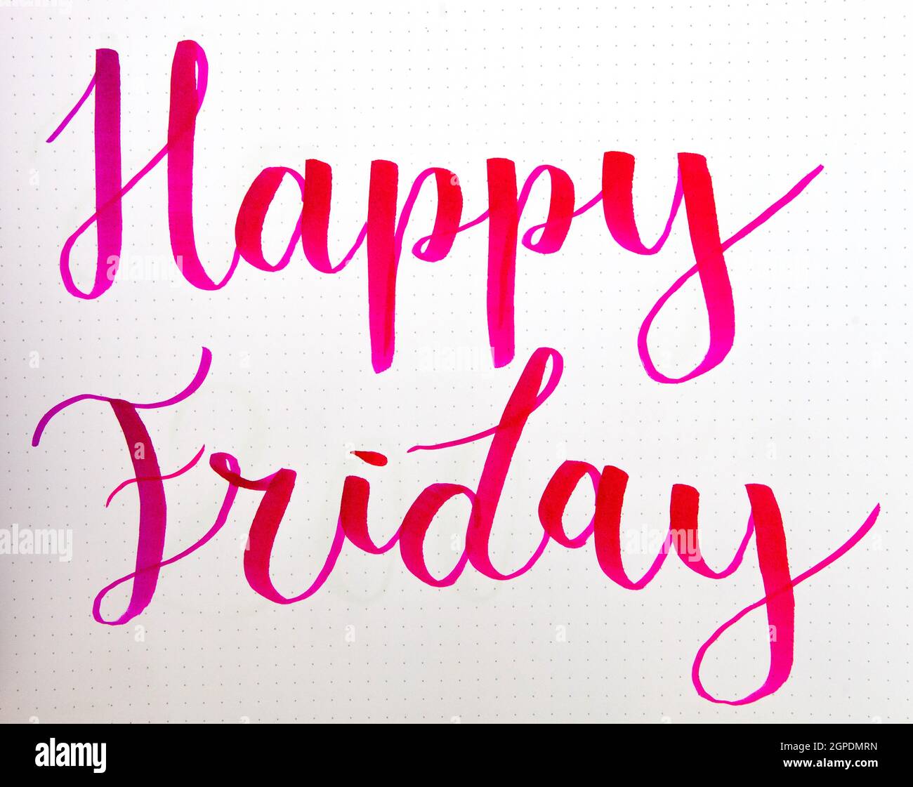 Illustration concept watercolor red tone with word HAPPY FRIDAY Stock ...